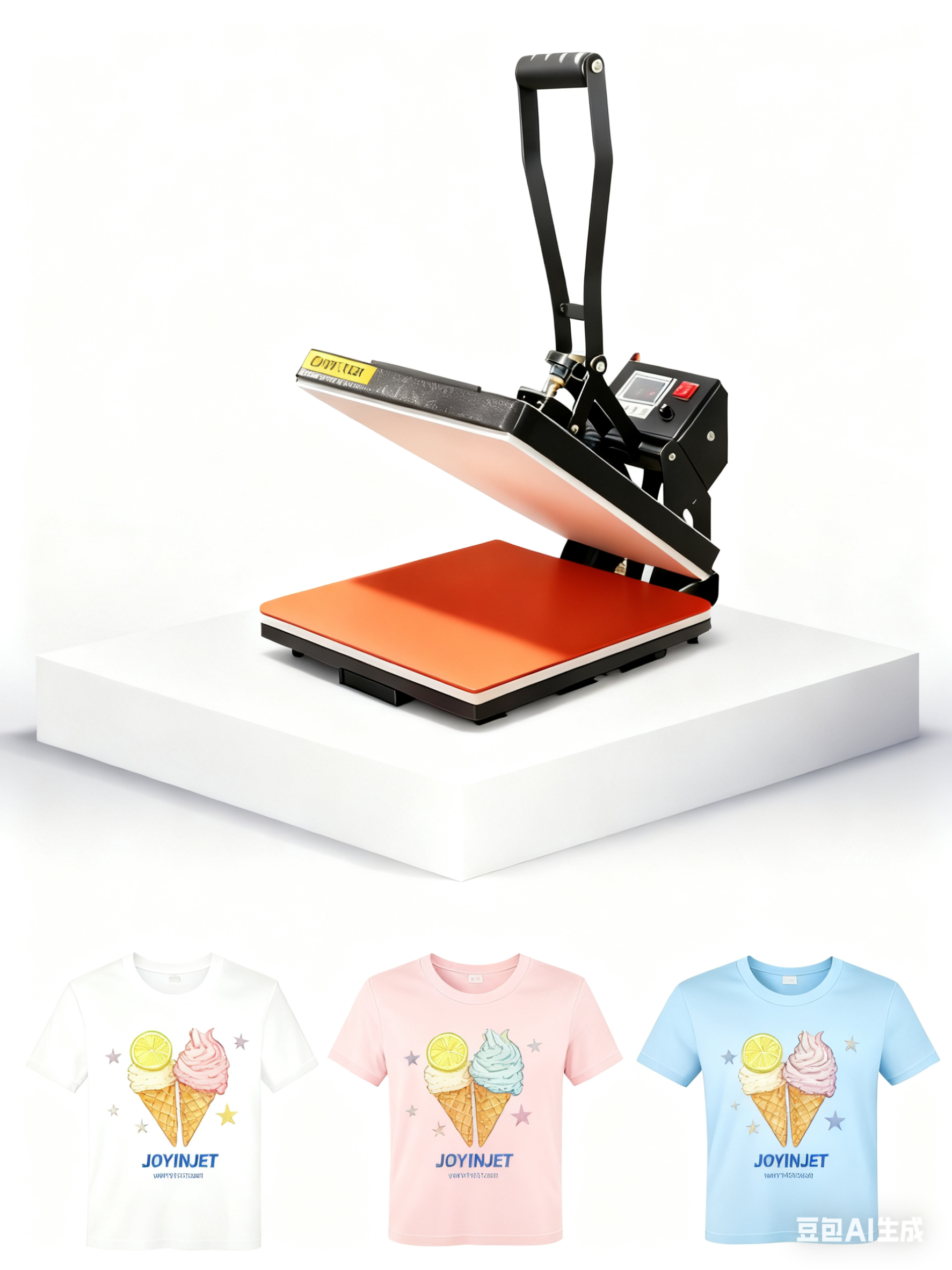 DTF Heat Press with Microprocessor Heating & Precision Timer